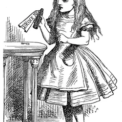 alice in wonderland 2010 coloring pages