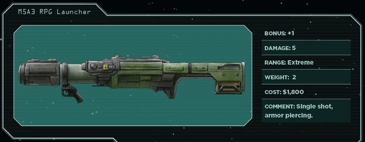 M5A3 RPG Rocket Propelled Grenade Launcher | ALIEN: A Whisper in the ...