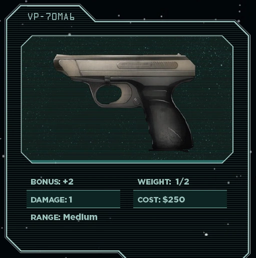 VP-70MA6 Semi-Automatic Pistol | ALIEN: A Whisper in the Dark Wiki | Fandom