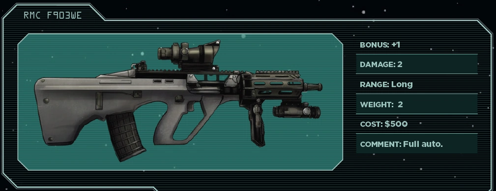 RMC F903WE Automatic Assault Rifle | ALIEN: A Whisper in the Dark Wiki ...
