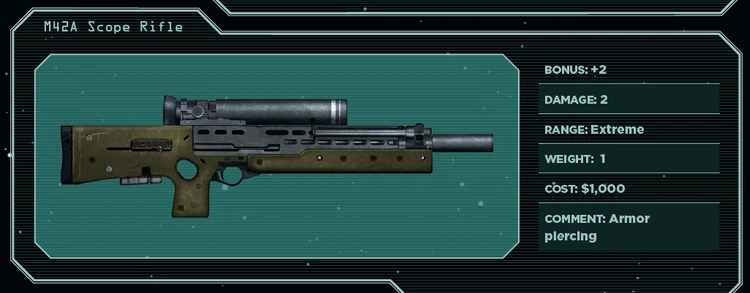 Armat M42A Scope Rifle | ALIEN: A Whisper in the Dark Wiki | Fandom