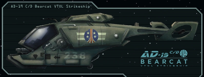 UA Northridge AD-19C/D Bearcat VTOL Strikeship | ALIEN: A Whisper in ...