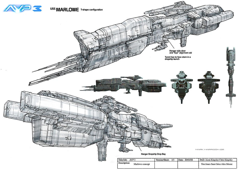 Transporte de ataque Clase-Bougainville | Alien Cinematic Universe Wiki ...