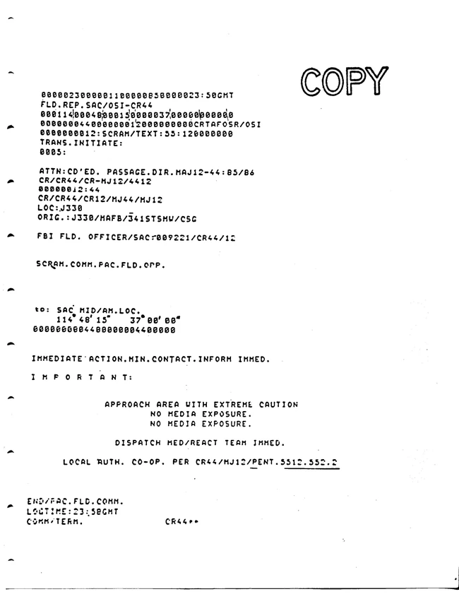 Groom Mountain Range | Foreign Entity Protocols | Fandom