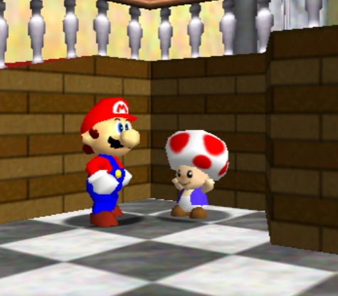 Toad in the Whomp's Fortress Room (SM64) | All Characters Wiki | Fandom