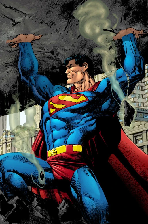 Superman Lifting Weights