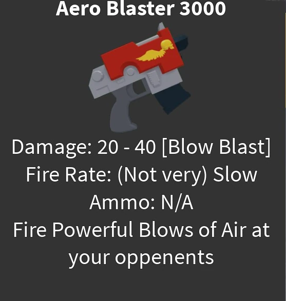 Aero Blaster 3000 | ALL OUT ZOMBIES Wiki | Fandom
