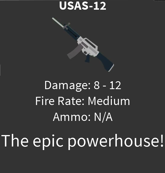 USAS-12 | ALL OUT ZOMBIES Wiki | Fandom