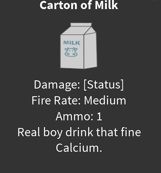 Carton of Milk | ALL OUT ZOMBIES Wiki | Fandom