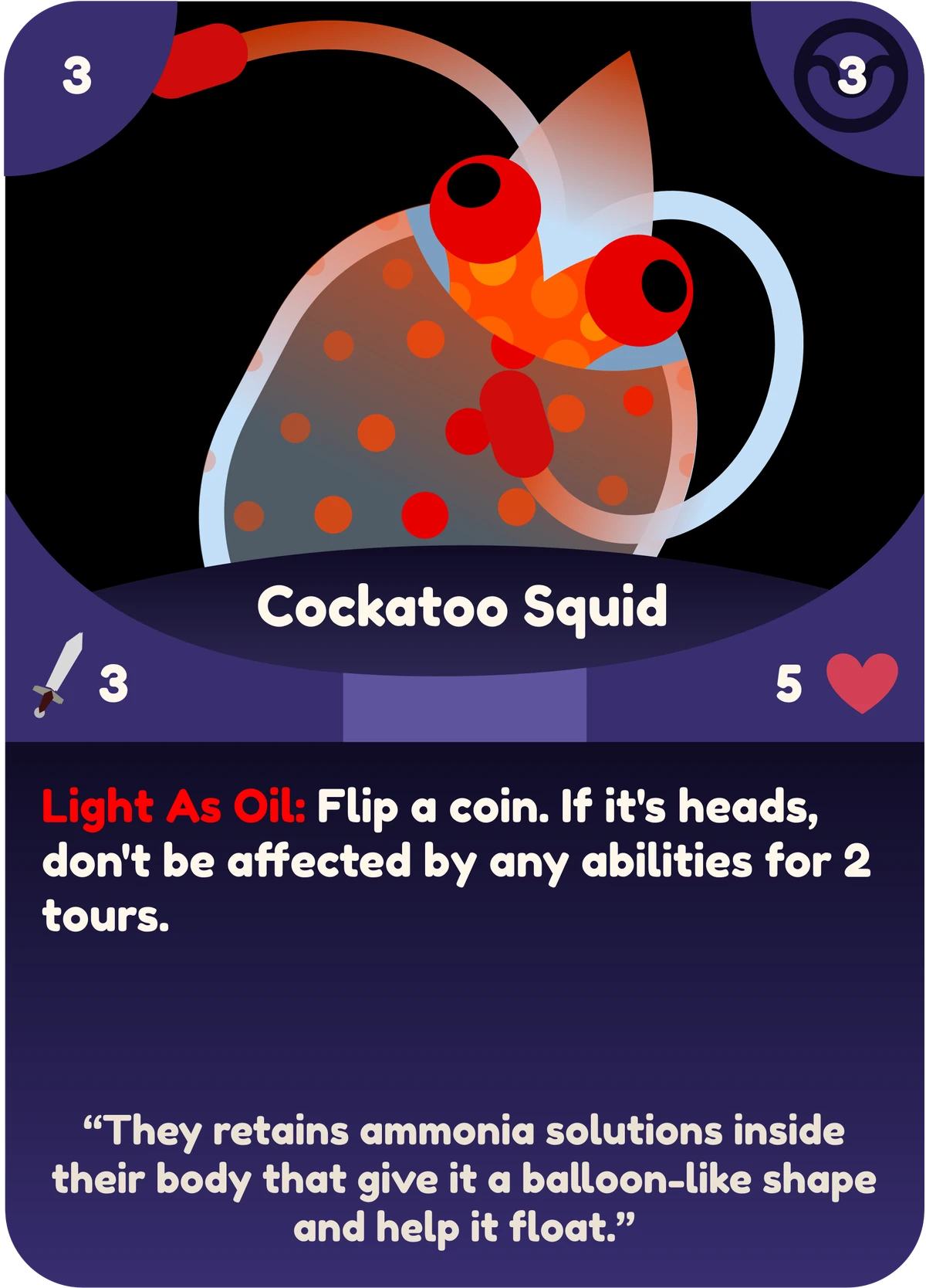 Cockatoo Squid | All Stuffs TCG Wiki | Fandom