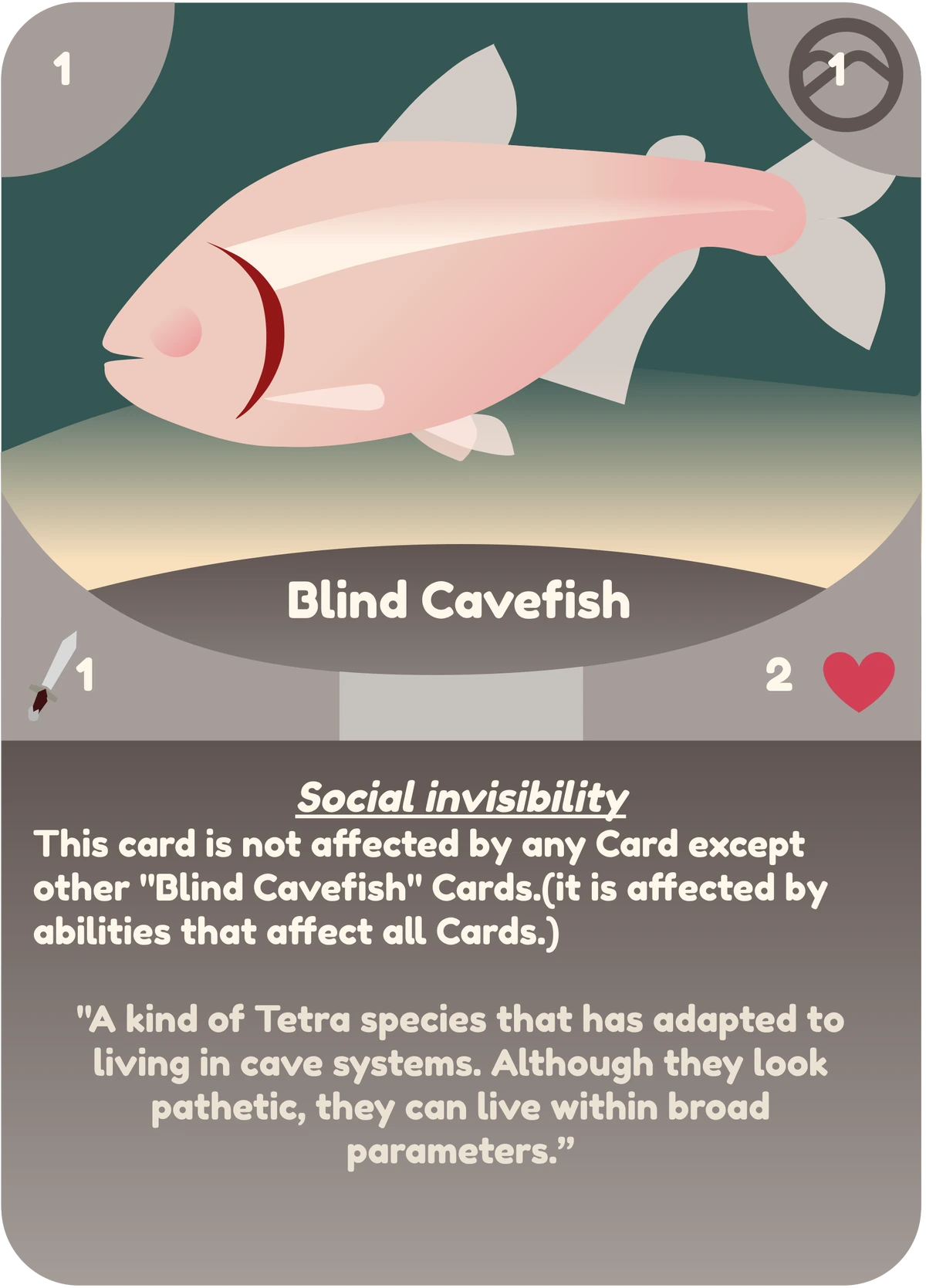 Blind Cavefish | All Stuffs TCG Wiki | Fandom