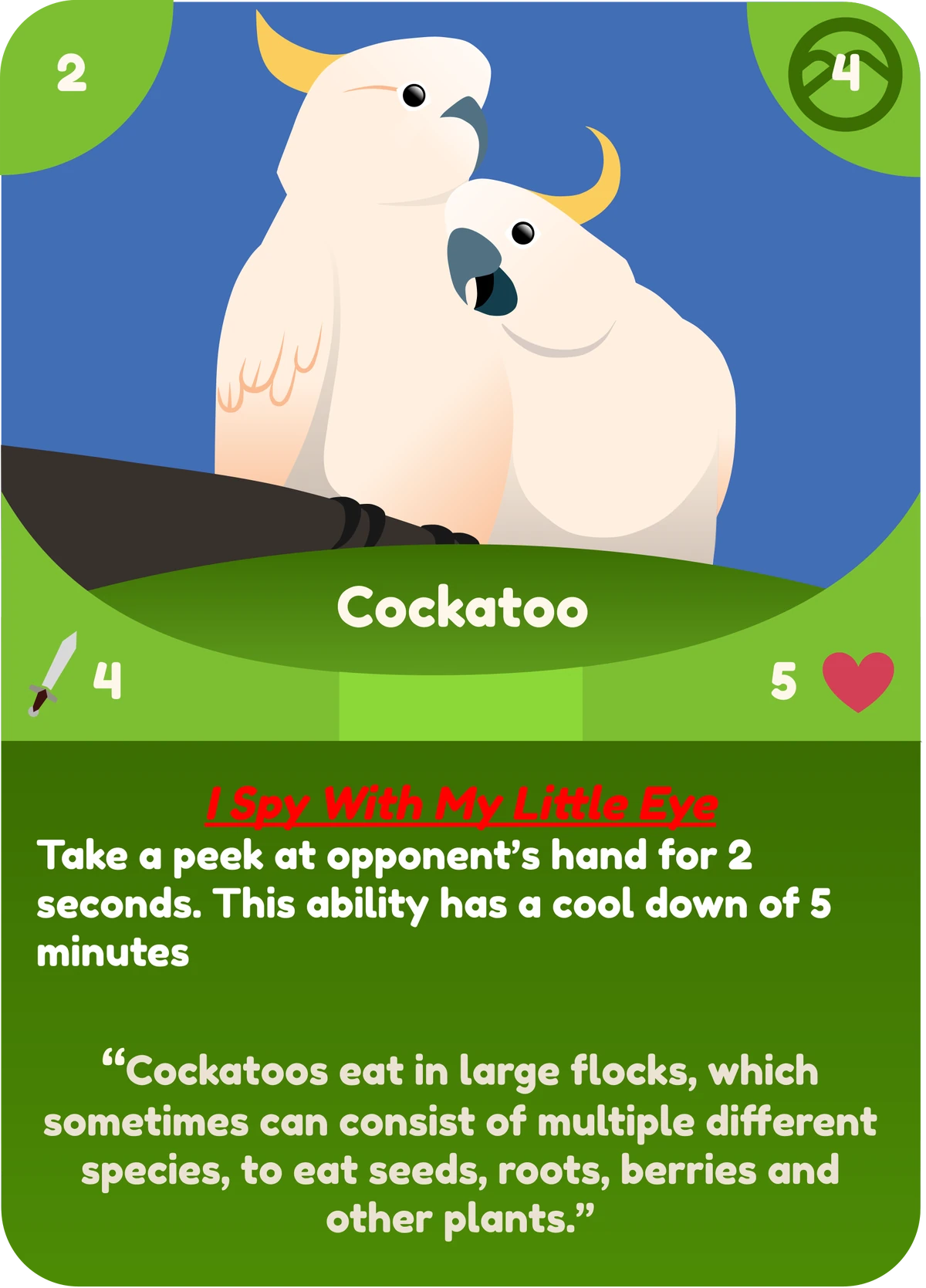 Cockatoo | All Stuffs TCG Wiki | Fandom