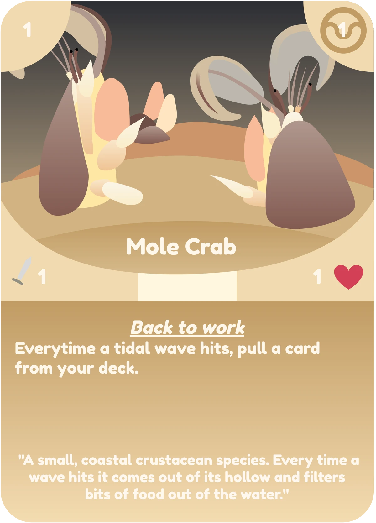 Mole Crab | All Stuffs TCG Wiki | Fandom