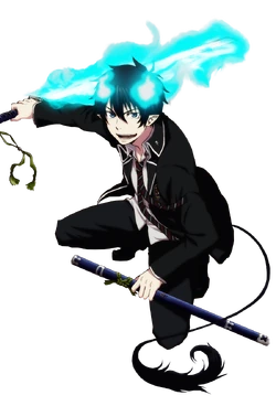 how to draw rin okumura demon form