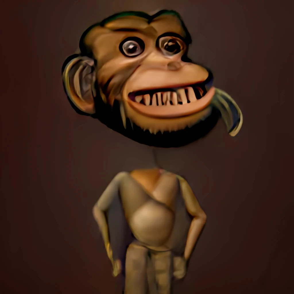 Chimpanzee Head Images