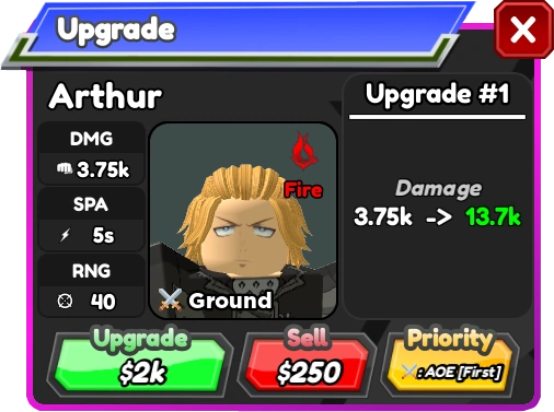 Arthur (Arthur Boyle) | Roblox: All Star Tower Defense Wiki | Fandom