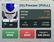 Freezer [FULL] - Final Form Cooler | Roblox: All Star Tower Defense ...