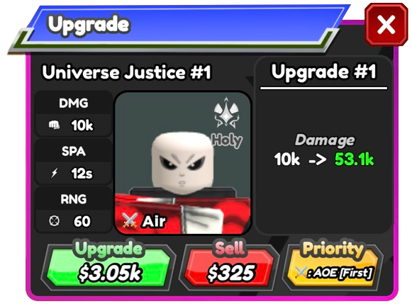 Universe Justice #1 - Jiren | Roblox: All Star Tower Defense Wiki | Fandom