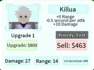 Killer (Killua) | Roblox: All Star Tower Defense Wiki | Fandom