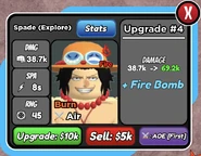Spade (Explore) - Portgas D. Ace | Roblox: All Star Tower Defense Wiki ...