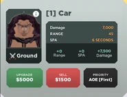 Car (Kars) | Roblox: All Star Tower Defense Wiki | Fandom