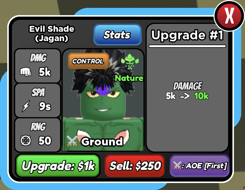 Evil Shade (Jagan) - Hiei (Jaganshi) | Roblox: All Star Tower Defense ...