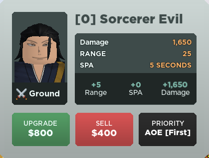 Sorcerer Evil (Geto Suguru) | Roblox: All Star Tower Defense Wiki | Fandom