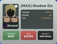 Shadow Zio (Shadow Dio) | Roblox: All Star Tower Defense Wiki | Fandom
