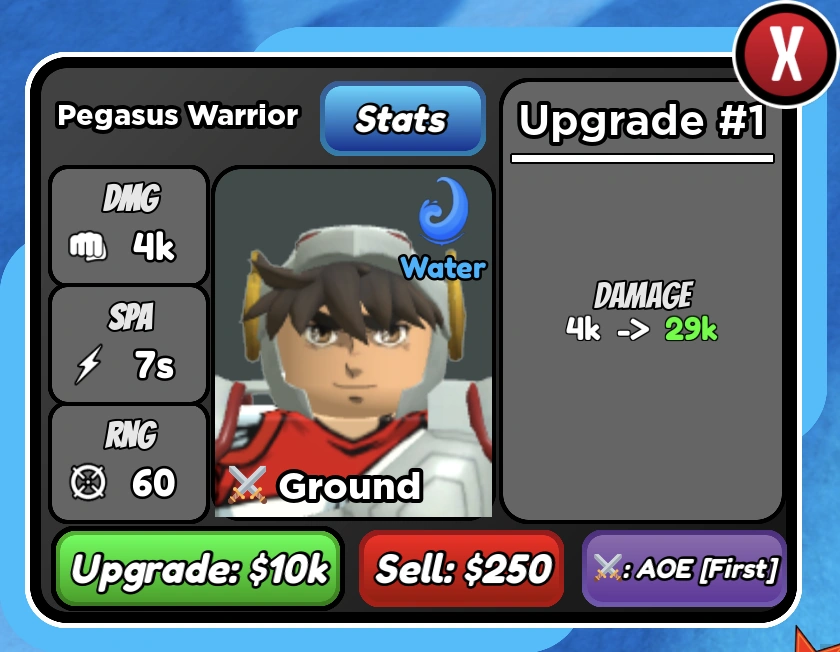 Pegasus Warrior (Pegasus Seiya) | Roblox: All Star Tower Defense Wiki | Fandom