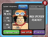 Spade (Explore) - Portgas D. Ace | Roblox: All Star Tower Defense Wiki ...