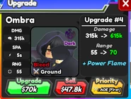 Ombra - Shadow (Female) | Roblox: All Star Tower Defense Wiki | Fandom