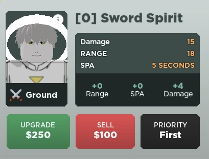 Sword Spirit (Daishinkan) | Roblox: All Star Tower Defense Wiki | Fandom