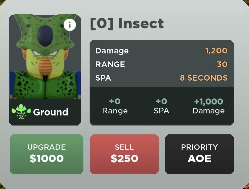Insect (Imperfect Cell) | Roblox: All Star Tower Defense Wiki | Fandom
