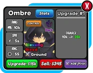 Ombre - Cid Kagenou (Shadow) | Roblox: All Star Tower Defense Wiki | Fandom