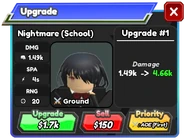 Nightmare (School) - Kurumi Tokisaki | Roblox: All Star Tower Defense ...