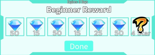 Beginner Daily Rewards | Roblox: All Star Tower Defense Wiki | Fandom