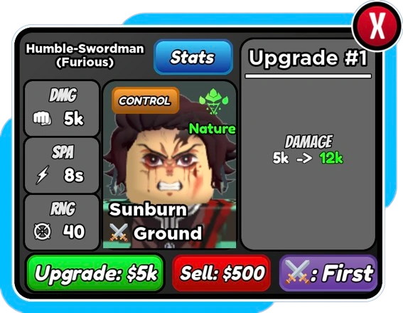 Humble-Swordman (Furious) - Tanjiro (Breathless) | Roblox: All Star ...