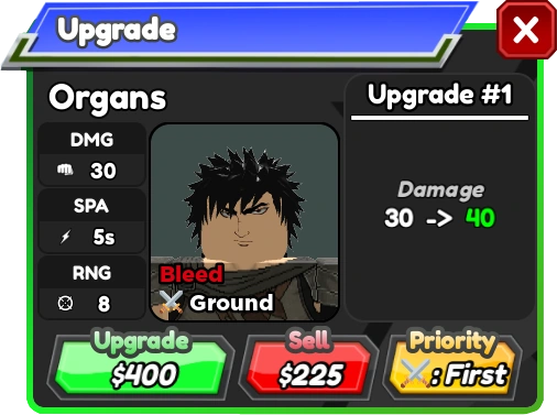 Organs (Guts) | Roblox: All Star Tower Defense Wiki | Fandom