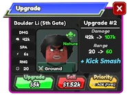 Boulder Li (5th Gate) - Rock Lee (Fifth Gate) | Roblox: All Star Tower ...