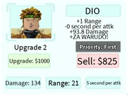 ZIO (DIO) | Roblox: All Star Tower Defense Wiki | Fandom