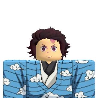 Humble-Swordman (Selection) - Tanjiro | Roblox: All Star Tower Defense ...