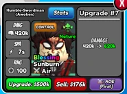 Humble-Swordman (Awoken) - Tanjiro (Demon Slayer Mark) | Roblox: All ...