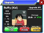 Ruffy (Kid) - Kid Luffy | Roblox: All Star Tower Defense Wiki | Fandom