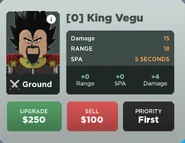 King Vegu (King Vegeta) | Roblox: All Star Tower Defense Wiki | Fandom