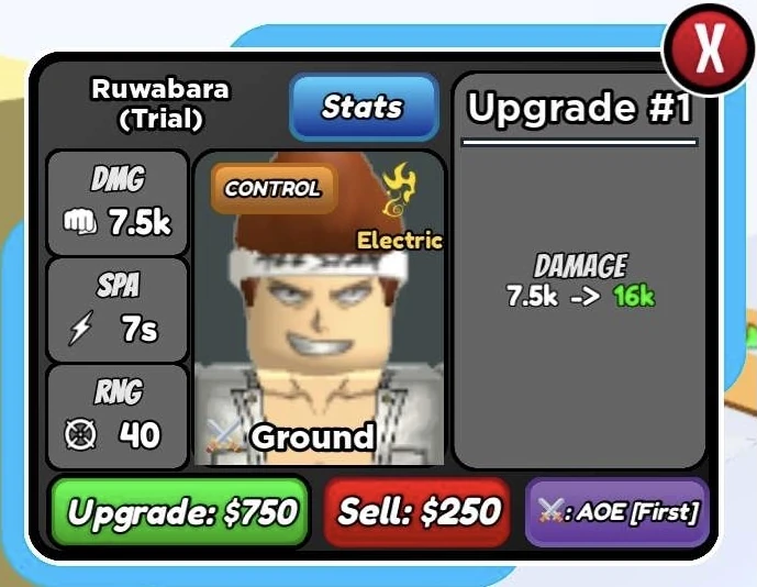 Ruwabara (Trial) - Kazuma Kuwabara (Trial Sword) | Roblox: All Star ...