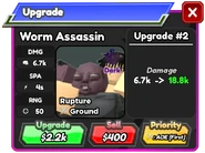 Worm Assassin - Wormji | Roblox: All Star Tower Defense Wiki | Fandom