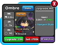Ombre - Cid Kagenou (Shadow) | Roblox: All Star Tower Defense Wiki | Fandom