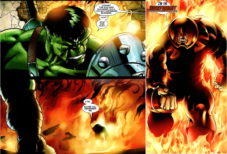 Ghost Rider Vs Juggernaut
