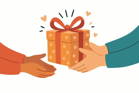 Admiring the Gift | Tropedia | Fandom