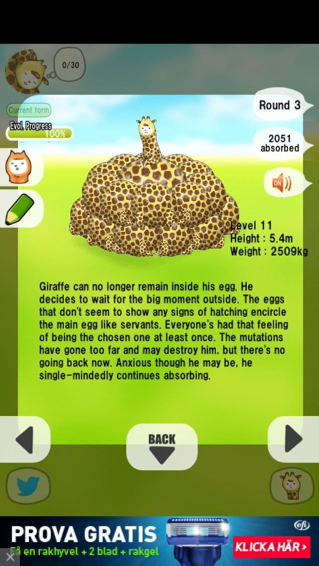 Giraffe level 11 | Alpaca Evolution Wiki | Fandom